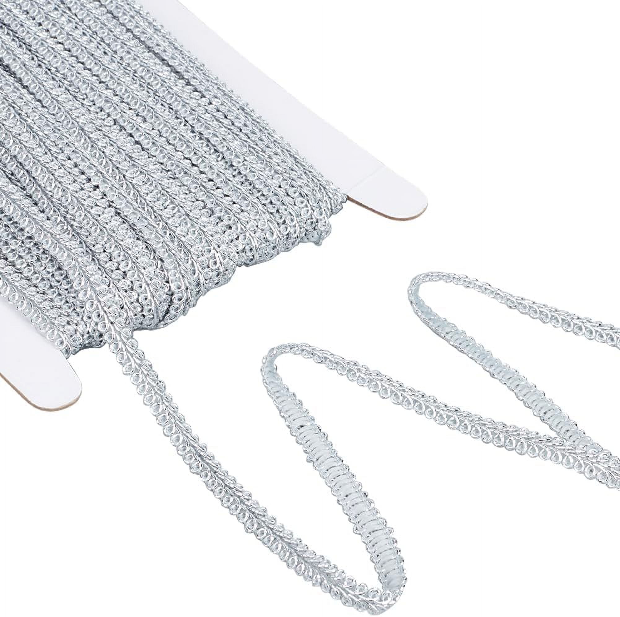 25 Yards Metallic Braid Gold Lace Trim 1/4 Inch Centipede Trimming ...