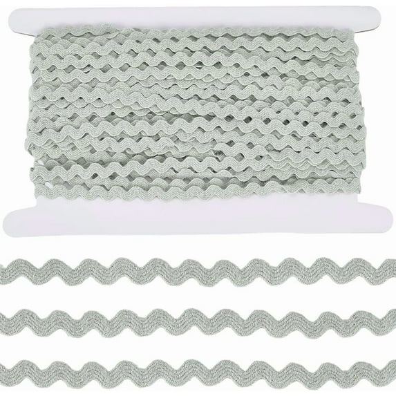 25 Yards RIC Rac Ribbon Wool Yarn Rick Rack Trim 1/4 Inch Rickrack Lace ...