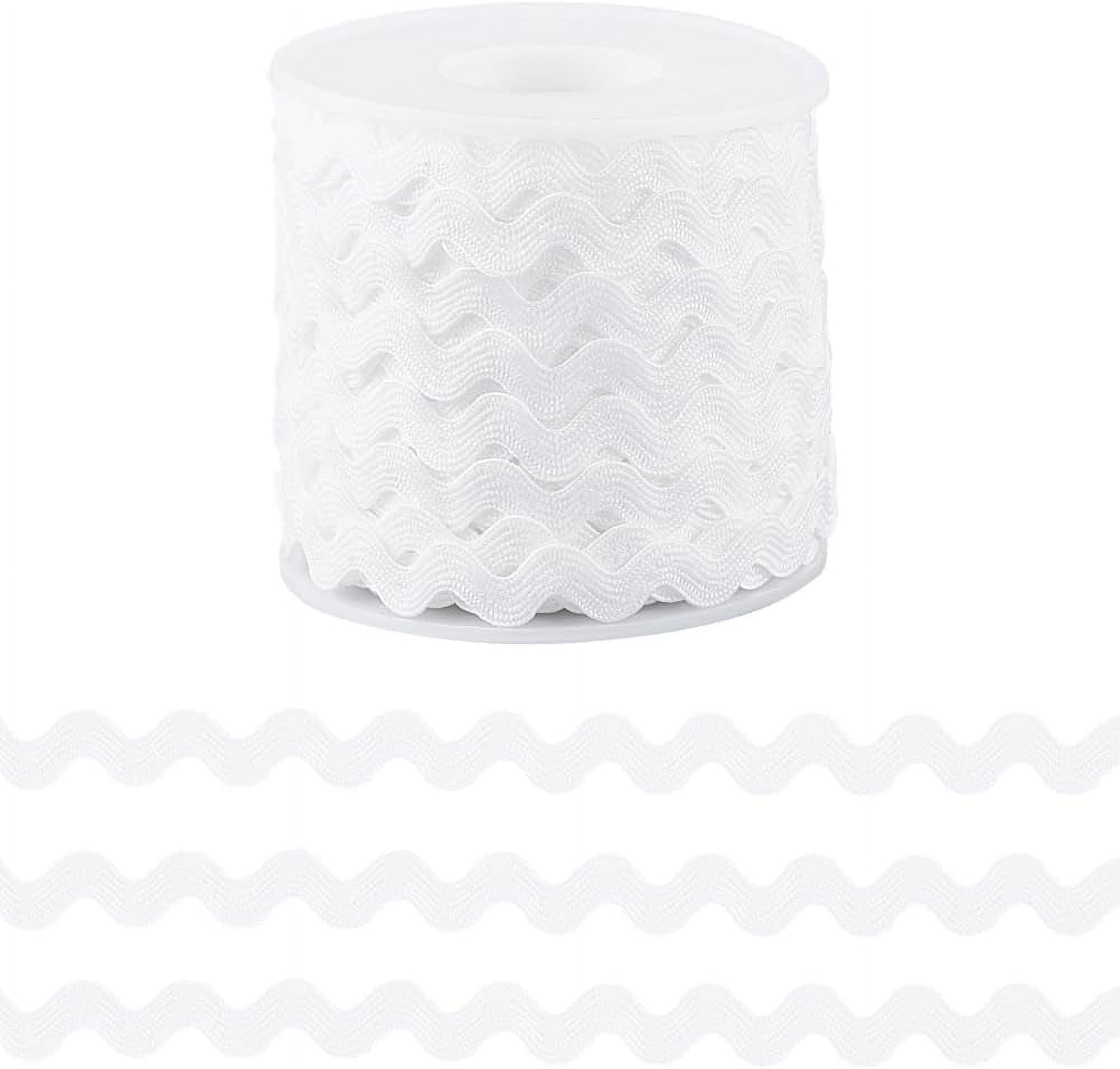 25 Yards Sewing Rick Rack Trim White Lace Wave Ribbon 3/8 Inch RIC Rac ...