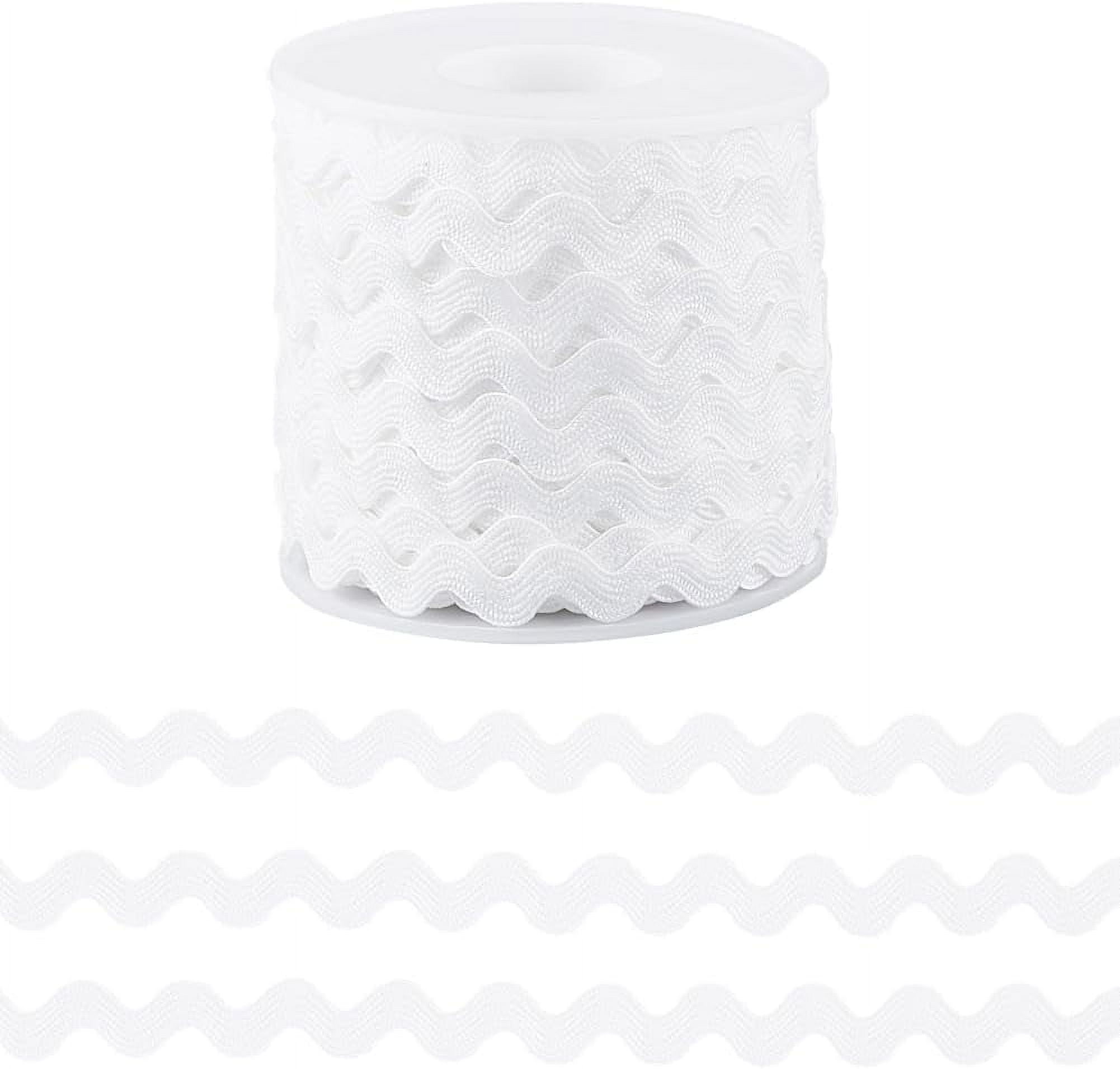 25 Yards Sewing Rick Rack Trim White Lace Wave Ribbon 3/8 Inch RIC Rac ...