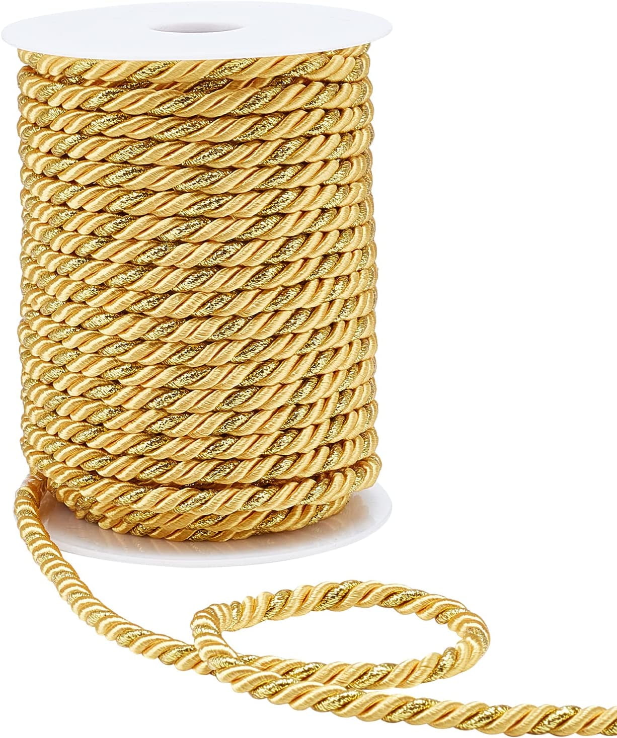 DIY 25 Yards Twisted Gold Trim Cord 5mm Graduation Cord Twist Cords ...