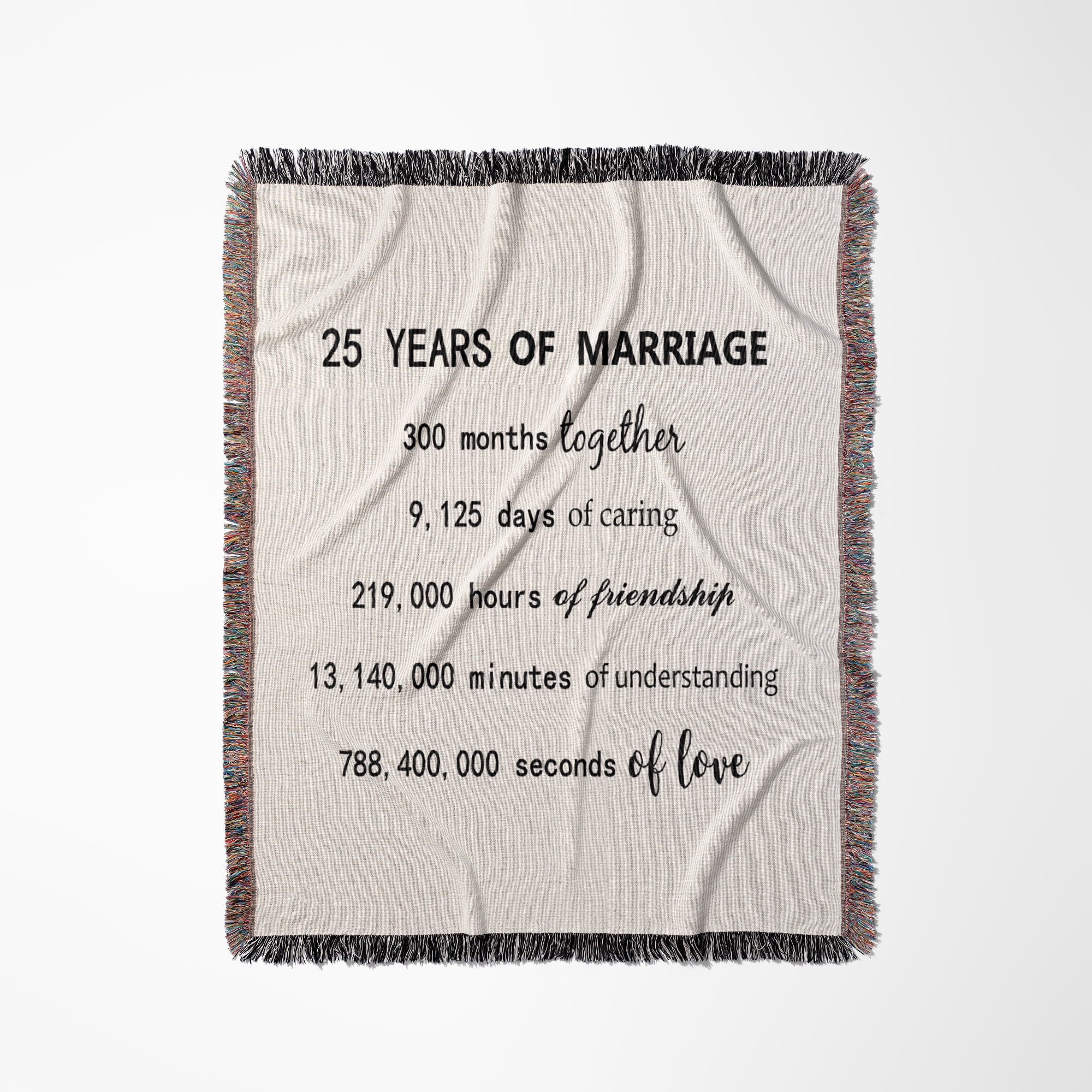 25 Years Of Marriage 25Th Wedding Anniversary In Months Days Hours ...