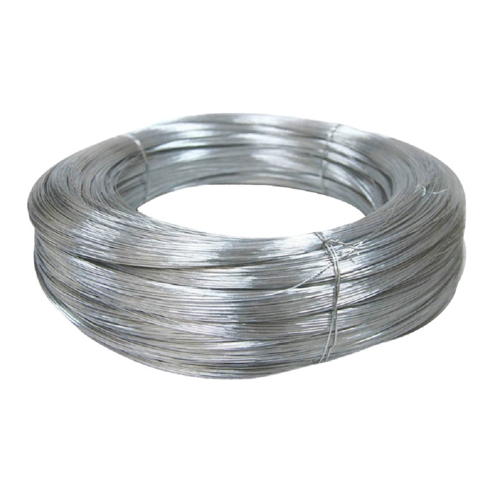 25 ft. 12-Gauge Steel Hanging Wire, Steel Galvanized Wire Fence for ...