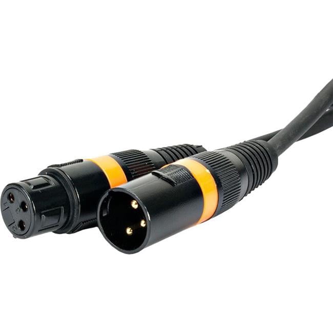 25 ft. 3-Pin DMX Cable - Black - 25 feet - Walmart.com