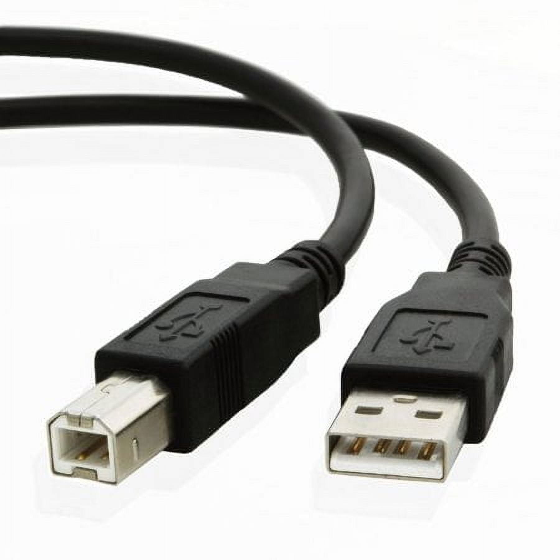 25 ft Hi-Speed USB 2.0 Printer Scanner Cable Type A Male to Type B Male ...