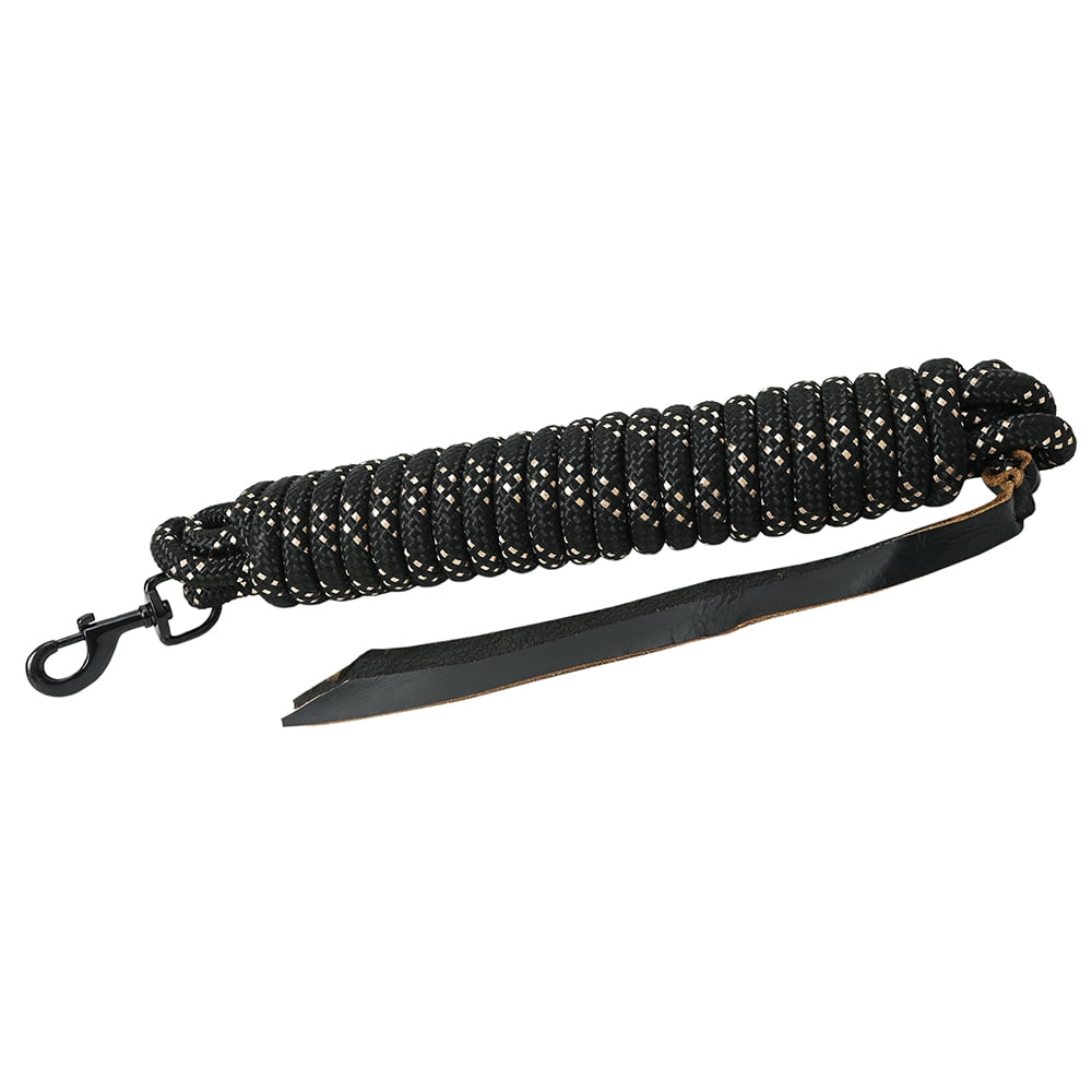 25 ft. Hilason Western Horse Adjustble Nylon Rope With Latigo Ends ...