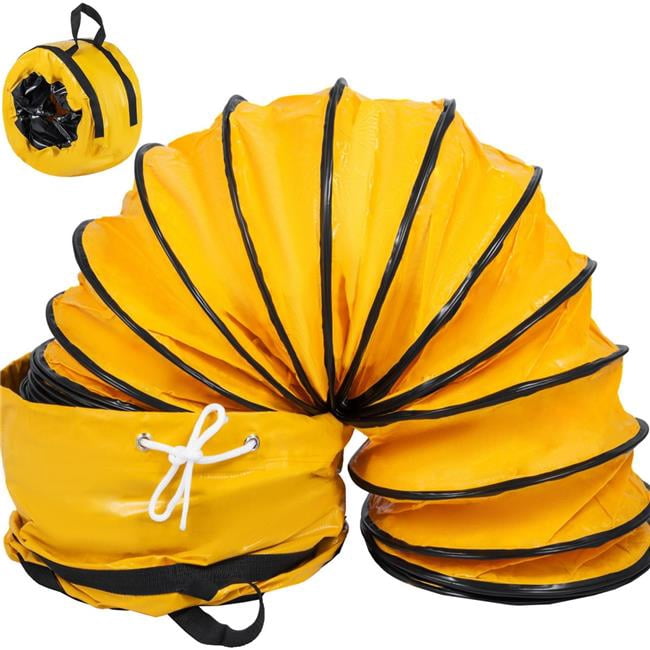 25 ft. PVC Flexible Hosing Ducting Hose for 12 in. Utility Blower ...