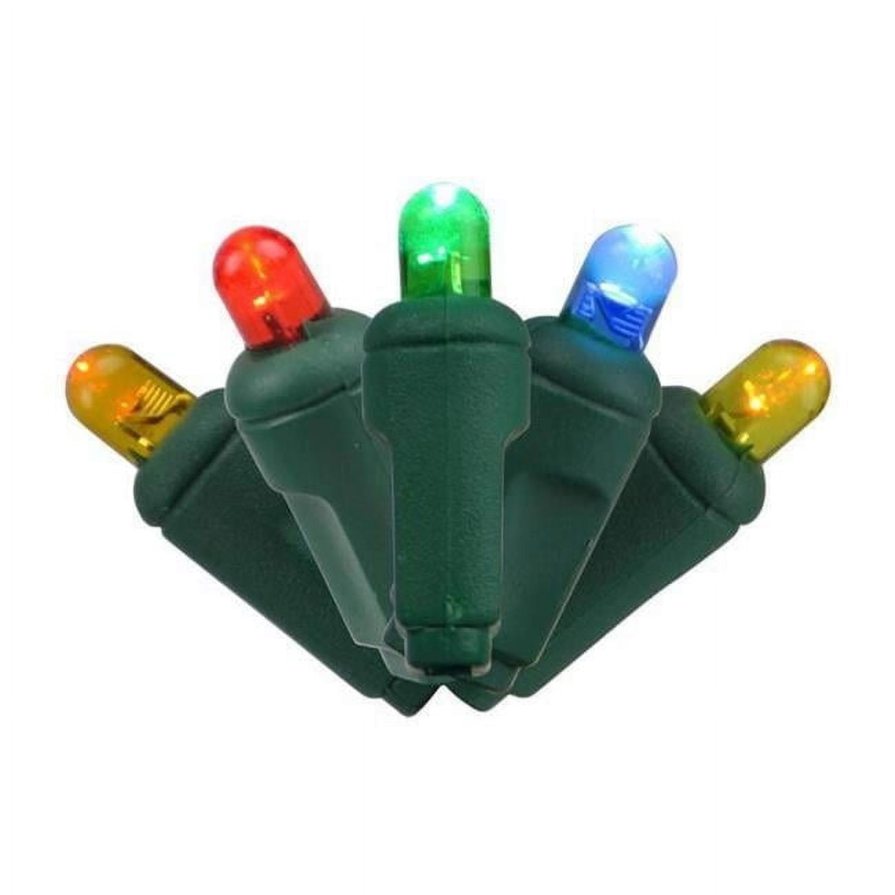 25 ft. Platinum LED Mini String Christmas Lights, Multi Color - 50 ...