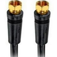 RCA 12' RG-6 Digital Coaxial Cable with Gold Plated F Connectors White ...