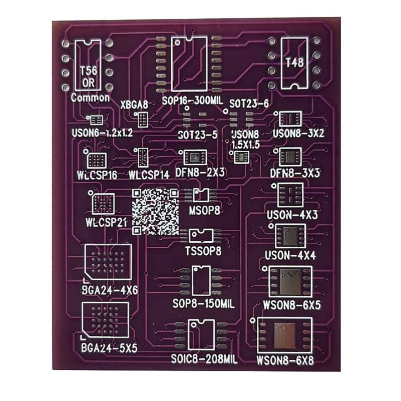 25-in-1 SMD to DIP8 Universal Adapter,22-in-1 SMD Adapter,4-Layer PCB ...