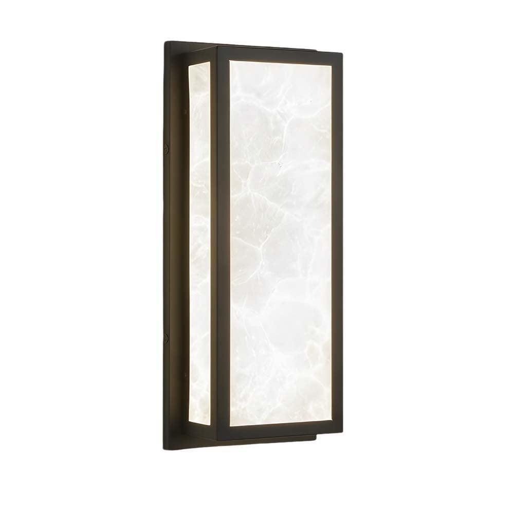 25 in. 30W Outdoor Linear Rectangle Integrated LED Wall Light with ...