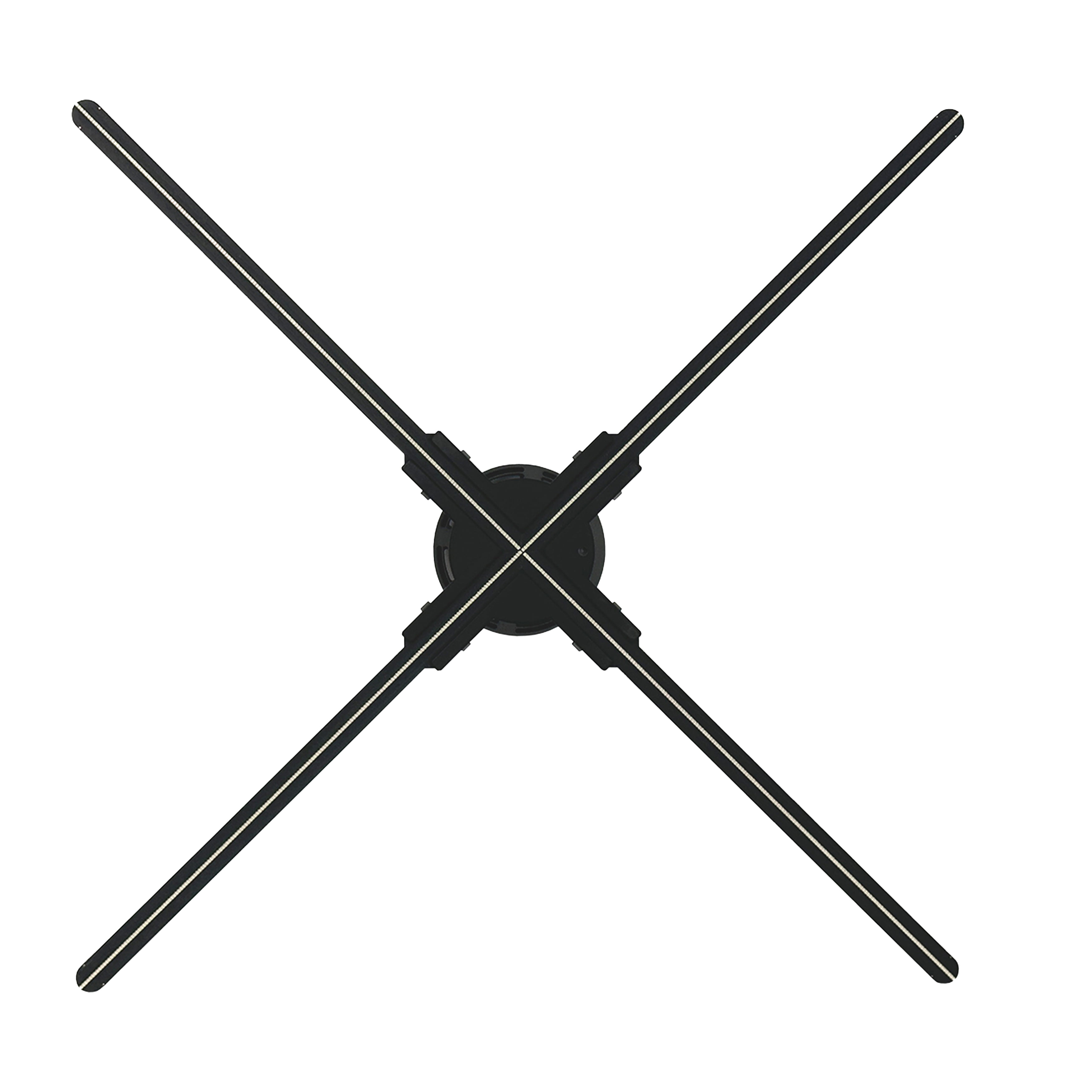 25 in. 3D Projection Rotary Screen Screenless Display, Advertise 3D ...