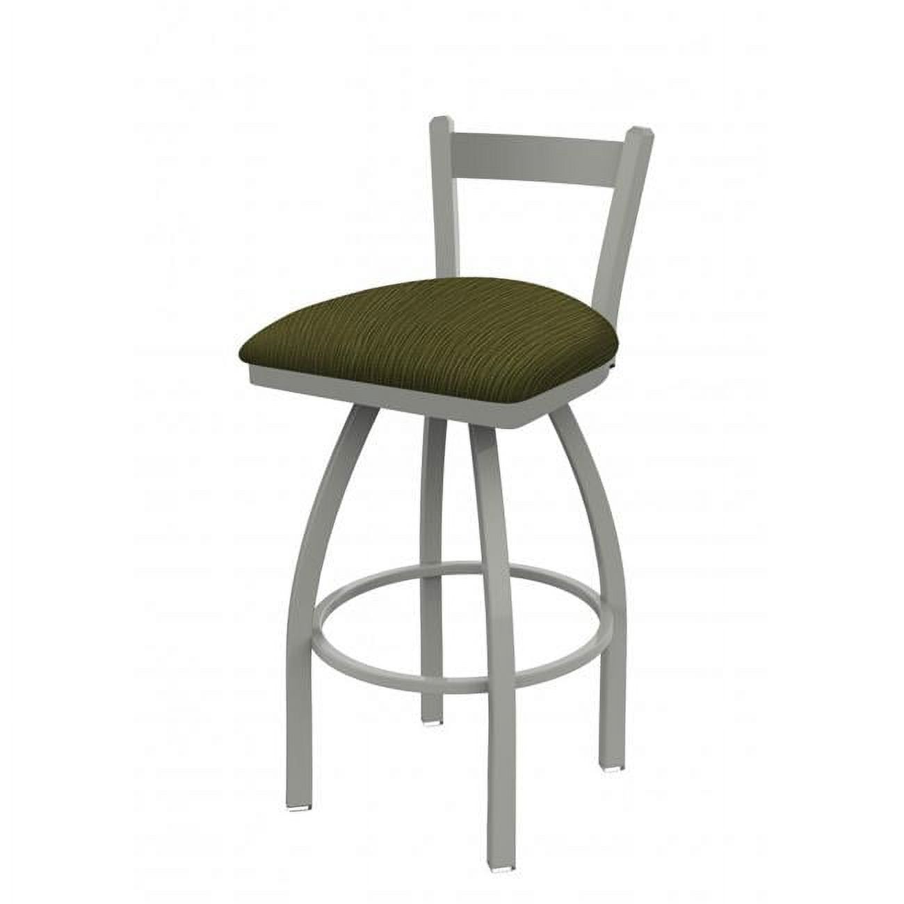 25 in. 821 Catalina Low Back Swivel Counter Stool with Anodized Nickel ...