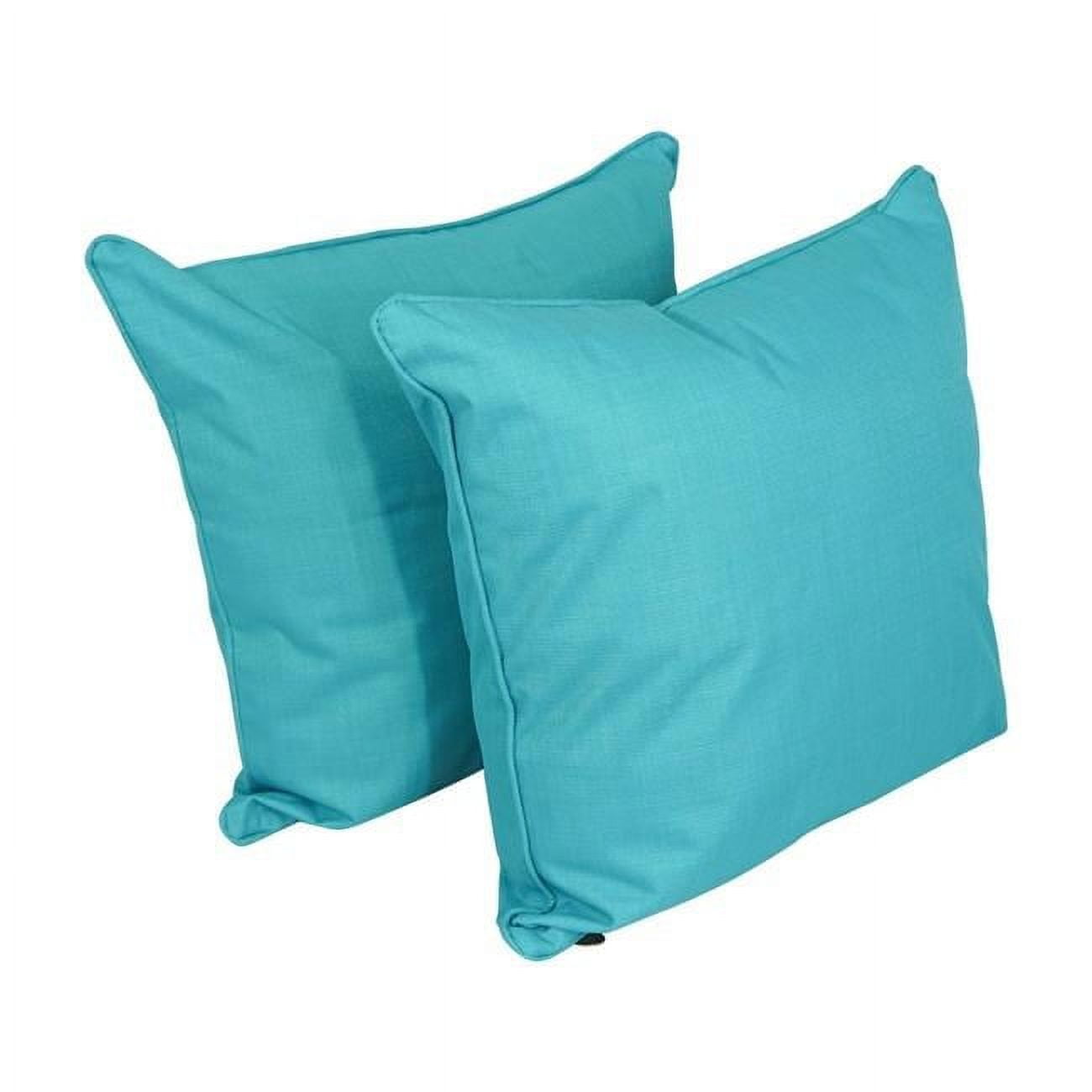25 in. Double-Corded Spun Polyester Square Floor Pillows with Inserts ...