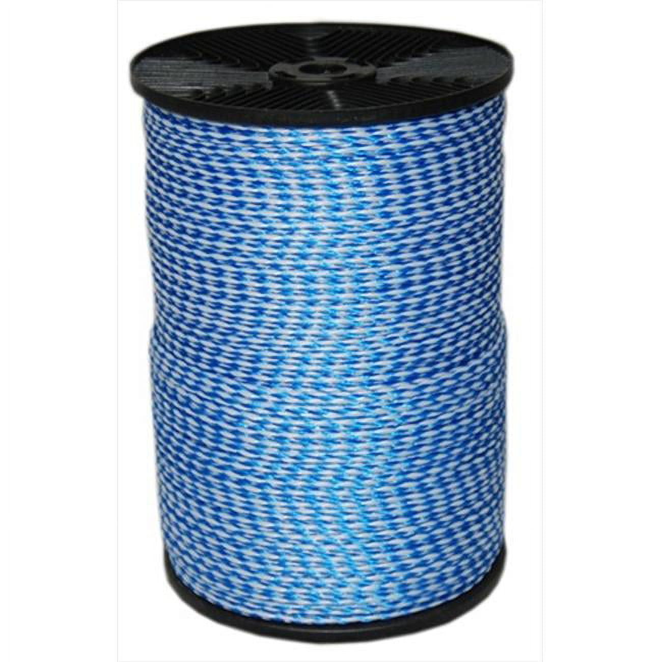 25 in. x 1000 ft. Hollow Braid Polypro Rope in Blue and White - Walmart.com