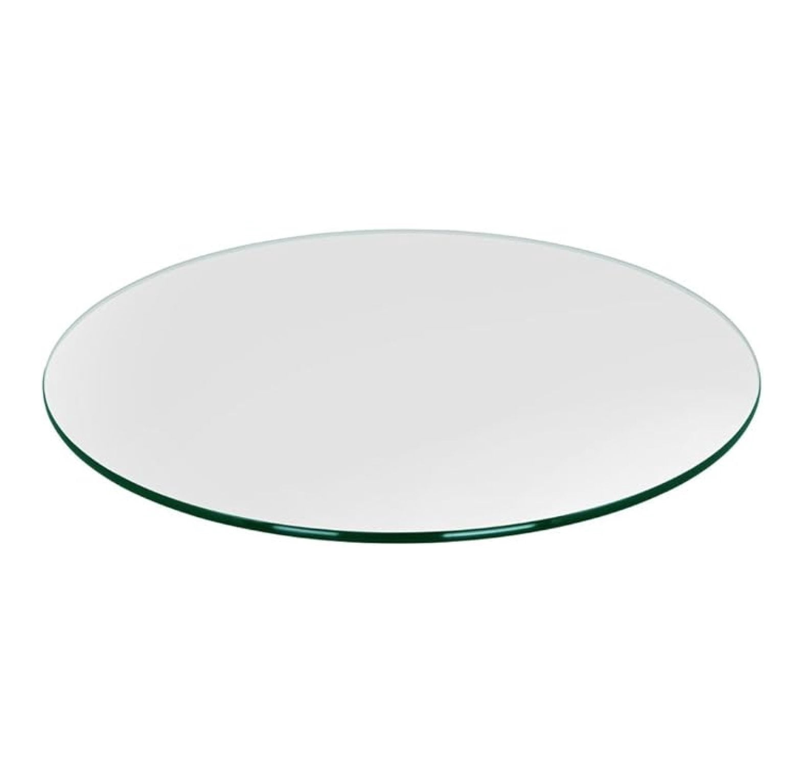 25 inch Round Glass Table Top - Tempered - 3/8" Thick Glass Surface ...
