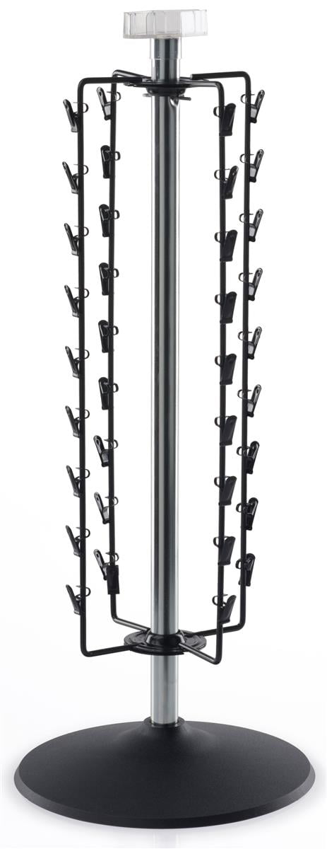 25-inch-tall Clamp Strip Stand for Countertop Use, 36 Clips for ...