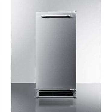 Summit BIM44G Built-In 50 lb. Clear Icemaker with Auto Defrost and ...