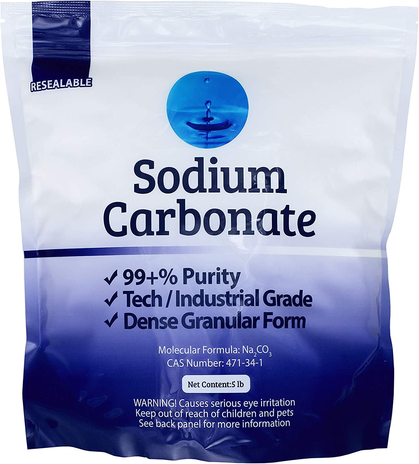 Duda Energy Dense Sodium Carbonate, 99.8+% Purity - pH Adjuster for ...