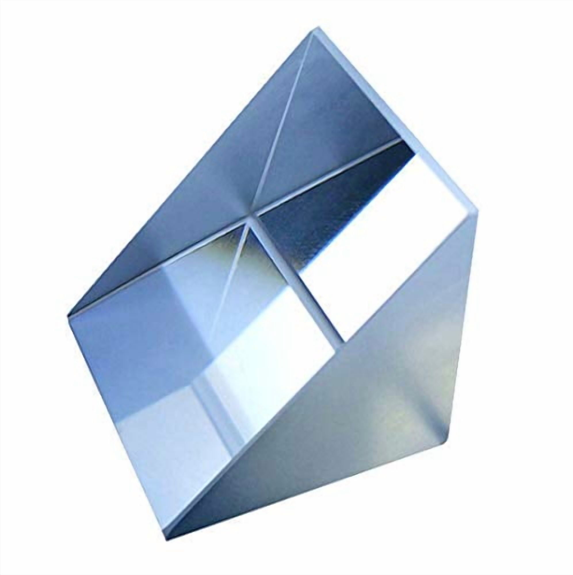 25 mm Glass Right Angle Triangle Prism, Coated Reflecting Prism, Right ...
