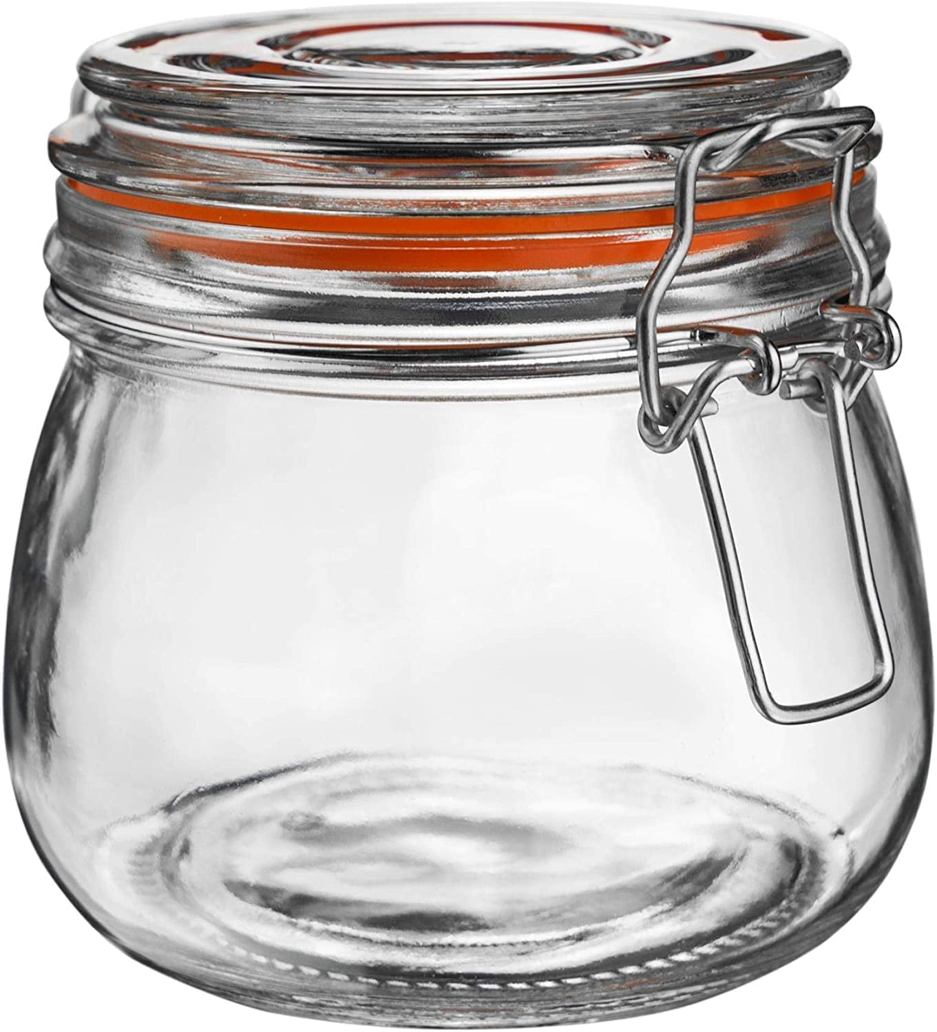 25 oz Glass Jars With Airtight Lids And Leak Proof Rubber Gasket,Wide ...