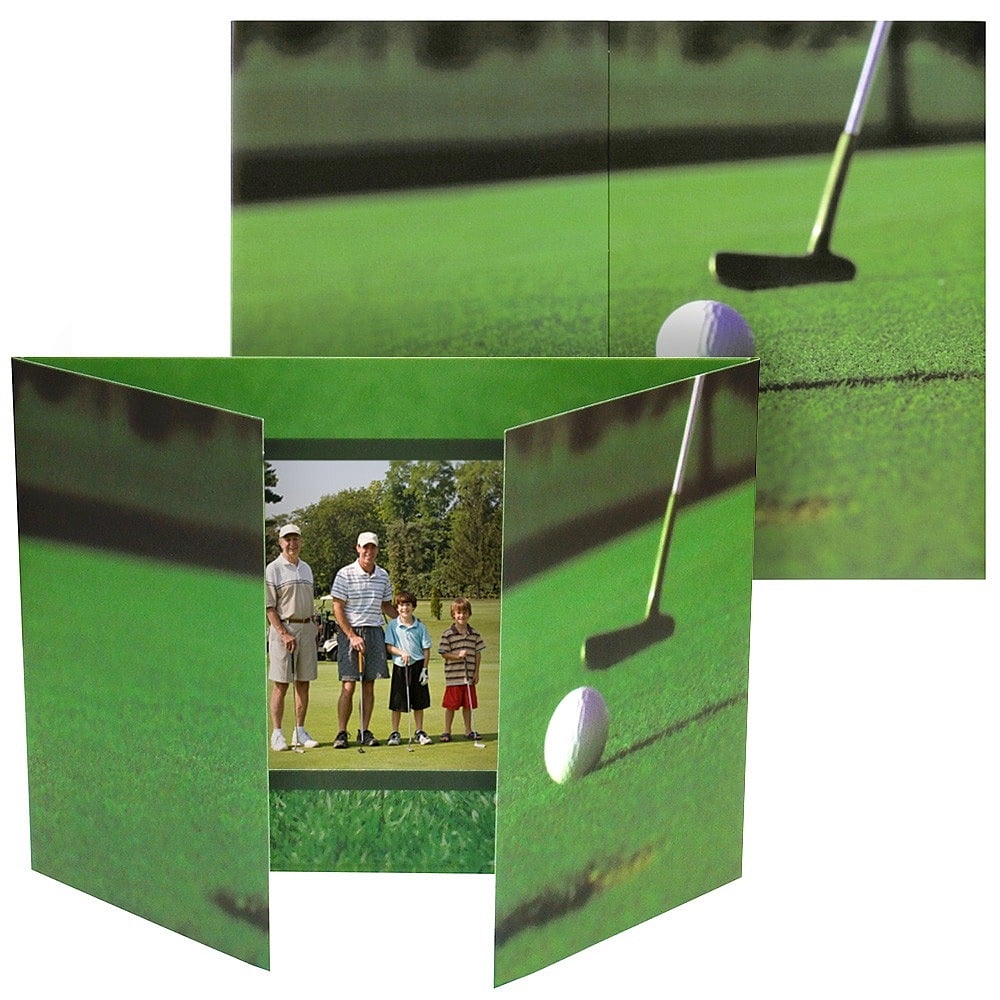 (25 pack) Golf GateFold event 6x4 photo folders sold in 25s - 4x6 ...