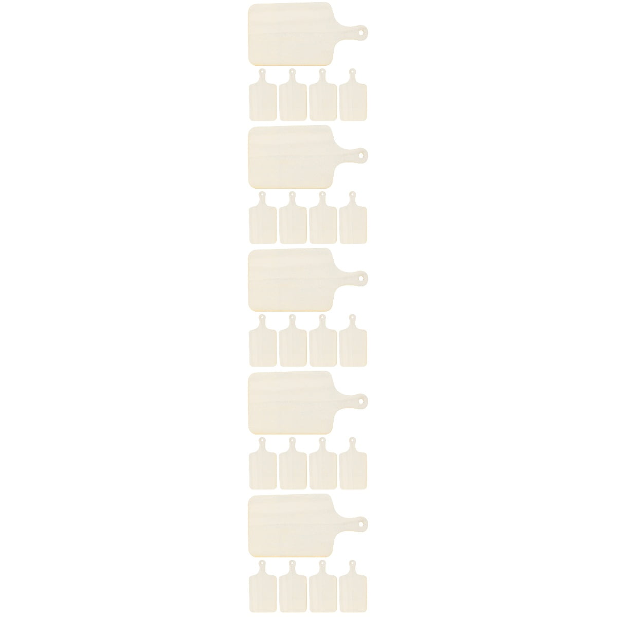 25 pcs Breadboard Wooden Mini Cutting Board Blank Chopping Board with ...