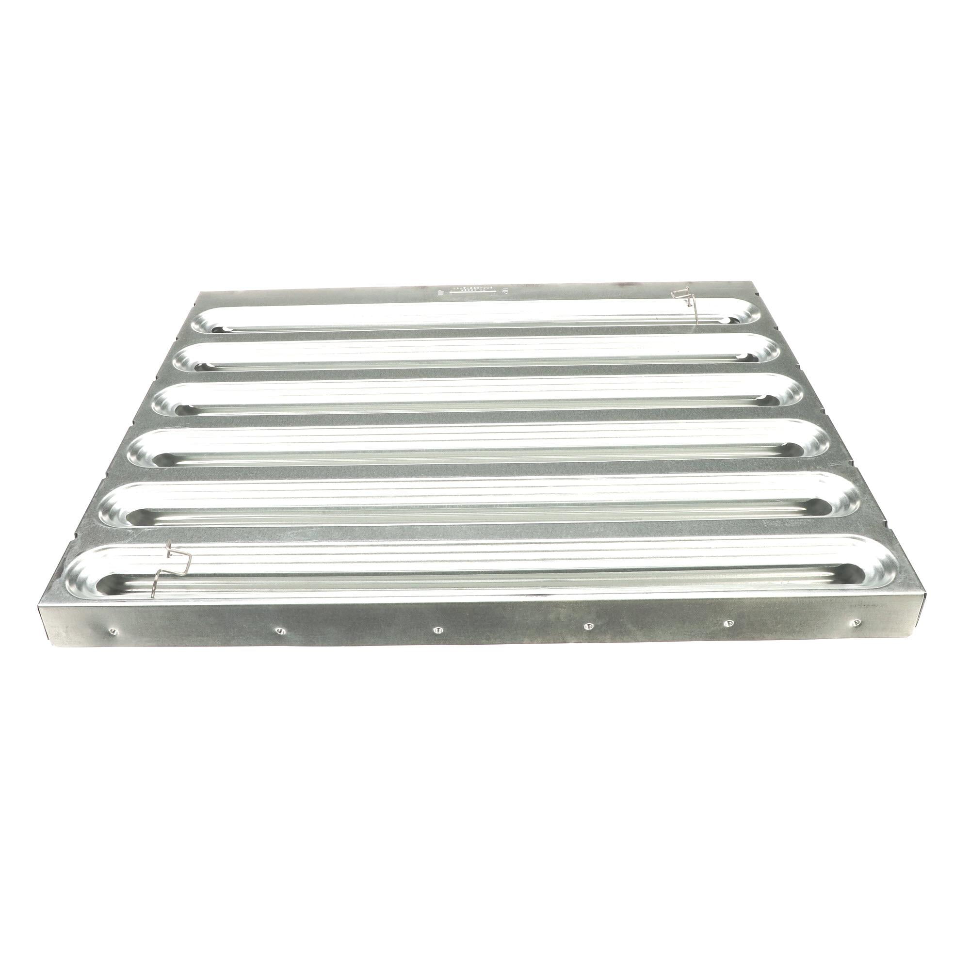 25" tall x 20" wide x 2" Kason Heavy Duty Galvanized Restaurant Hood ...