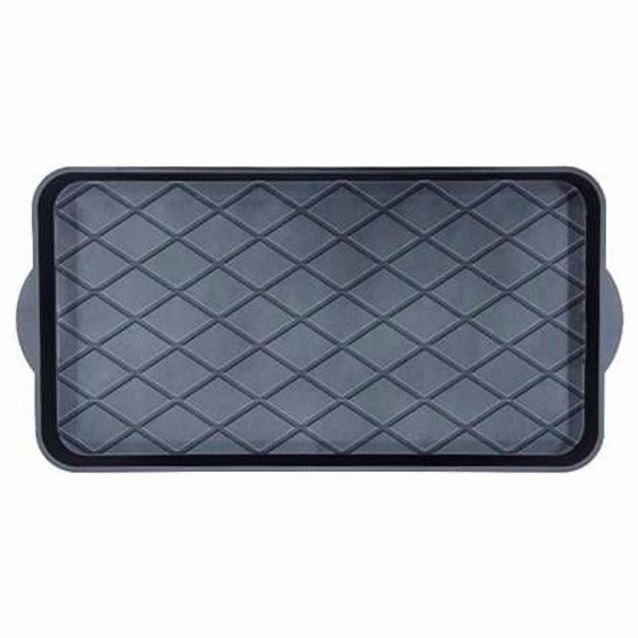 25 x 14 in. Polyethylene Boot Tray, Black - Walmart.com