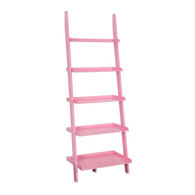 25 x 15.5 x 72 in. American Heritage Bookshelf Ladder, Pink - Walmart.com
