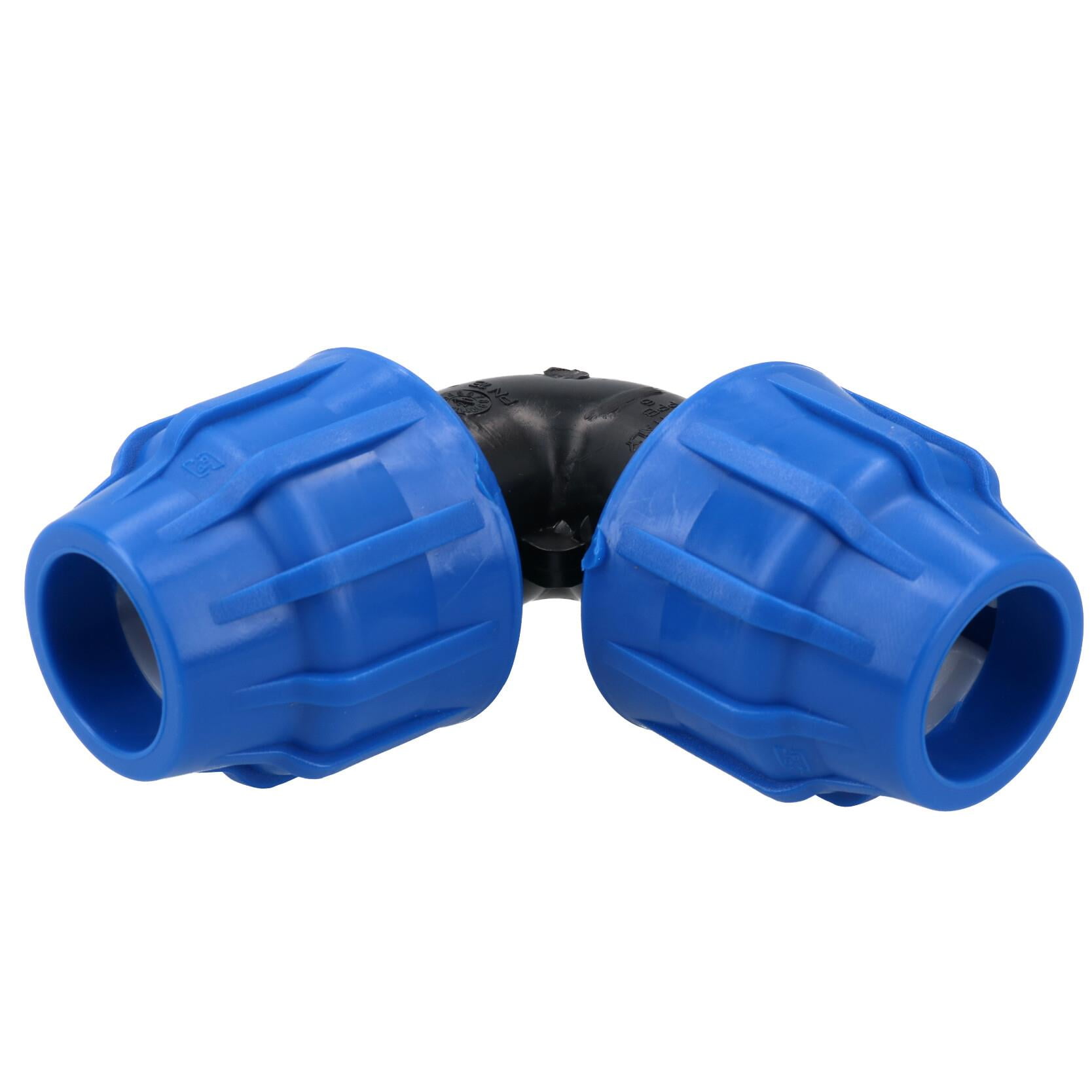 25 x 25mm MDPE Elbow Hose Union Joiner Pipe Fitting Cold Water System ...