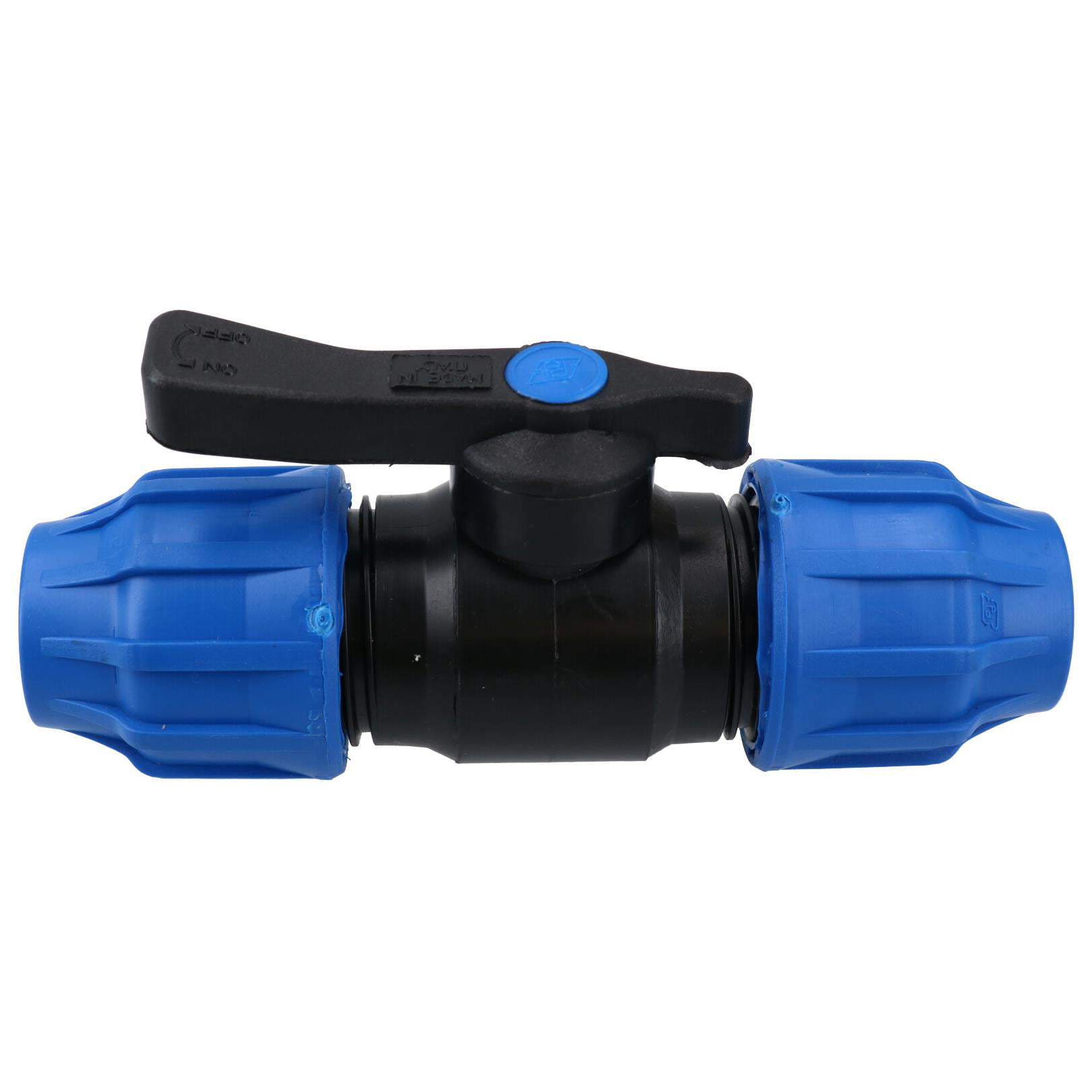 25 x 25mm MDPE Stopcock Hose Joiner Shut-off Underground Disconnect ...