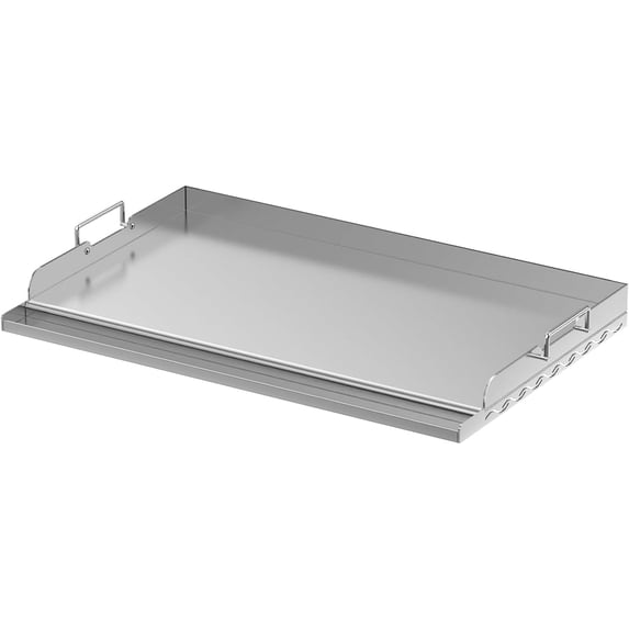 25"x16" Stainless Griddle Plate for BBQ, Hibachi, Flat Grill with Even ...