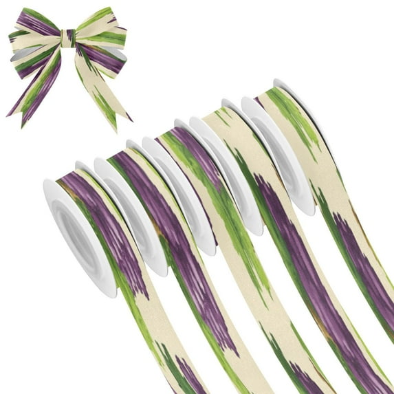 25-yard Christmas-Print Ribbon 5-Roll Pack Gift Wrapping/Holiday ...