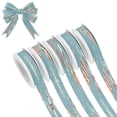 25-yard Christmas-Print Ribbon 5-Roll Pack Gift Wrapping/Holiday ...