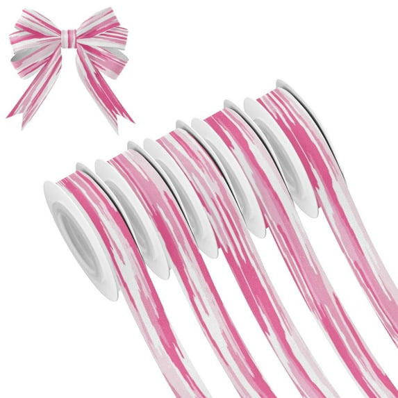 25-yard Christmas-Print Ribbon 5-Roll Pack Gift Wrapping/Holiday ...