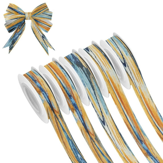 25-yard Christmas-Print Ribbon 5-Roll Pack Gift Wrapping/Holiday ...
