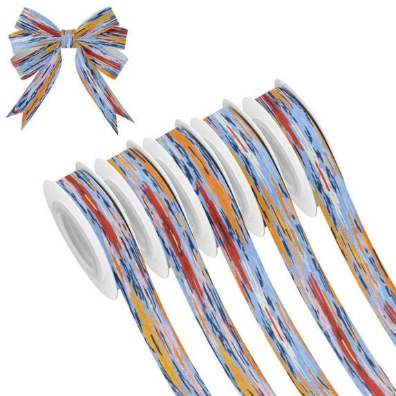 25-yard Christmas-Print Ribbon 5-Roll Pack Gift Wrapping/Holiday ...