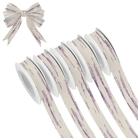 25-yard Christmas-Print Ribbon 5-Roll Pack Gift Wrapping/Holiday ...