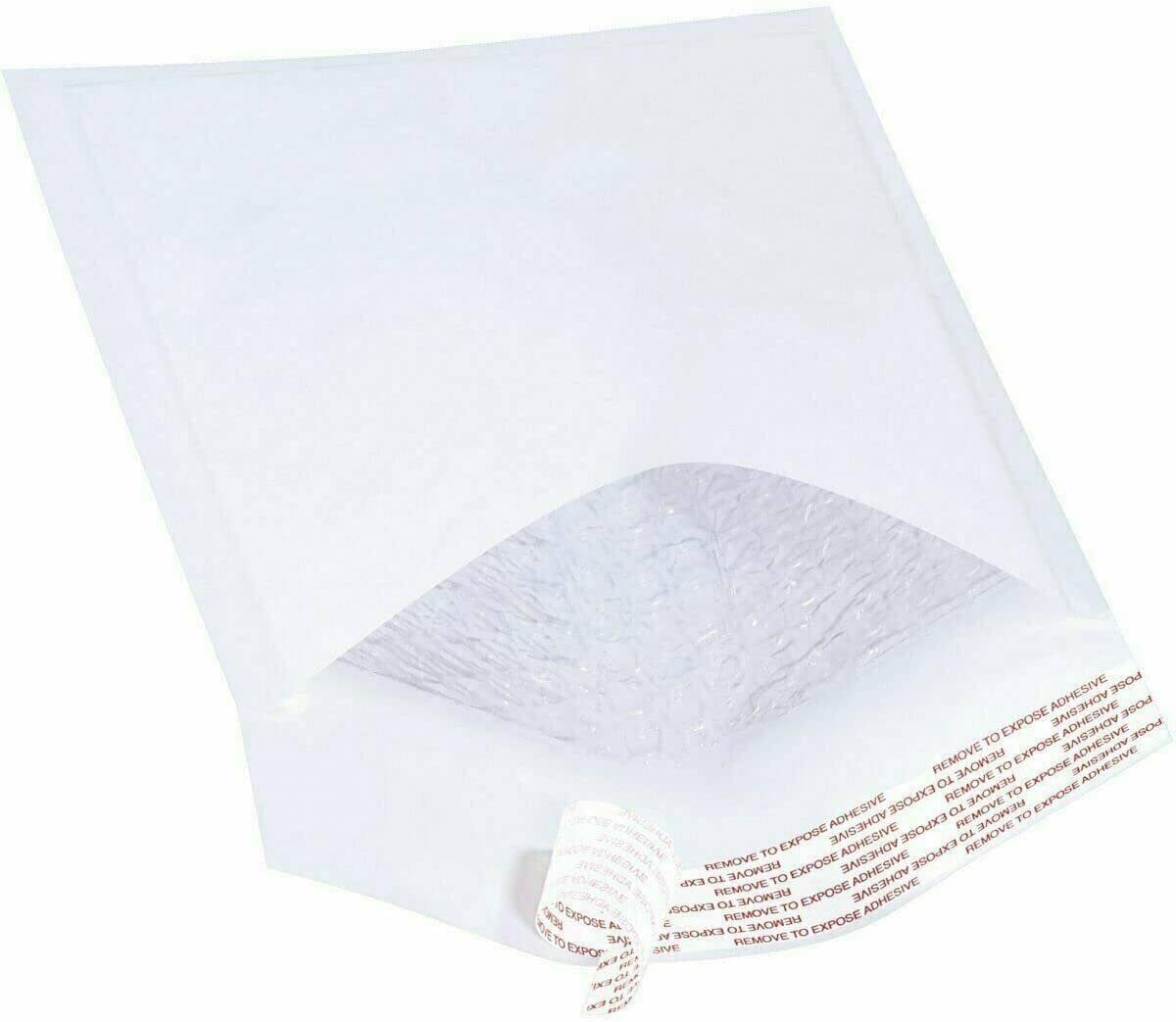 250 #0 6x10 Kraft White Paper Padded Bubble Envelopes Mailers Case 6 ...