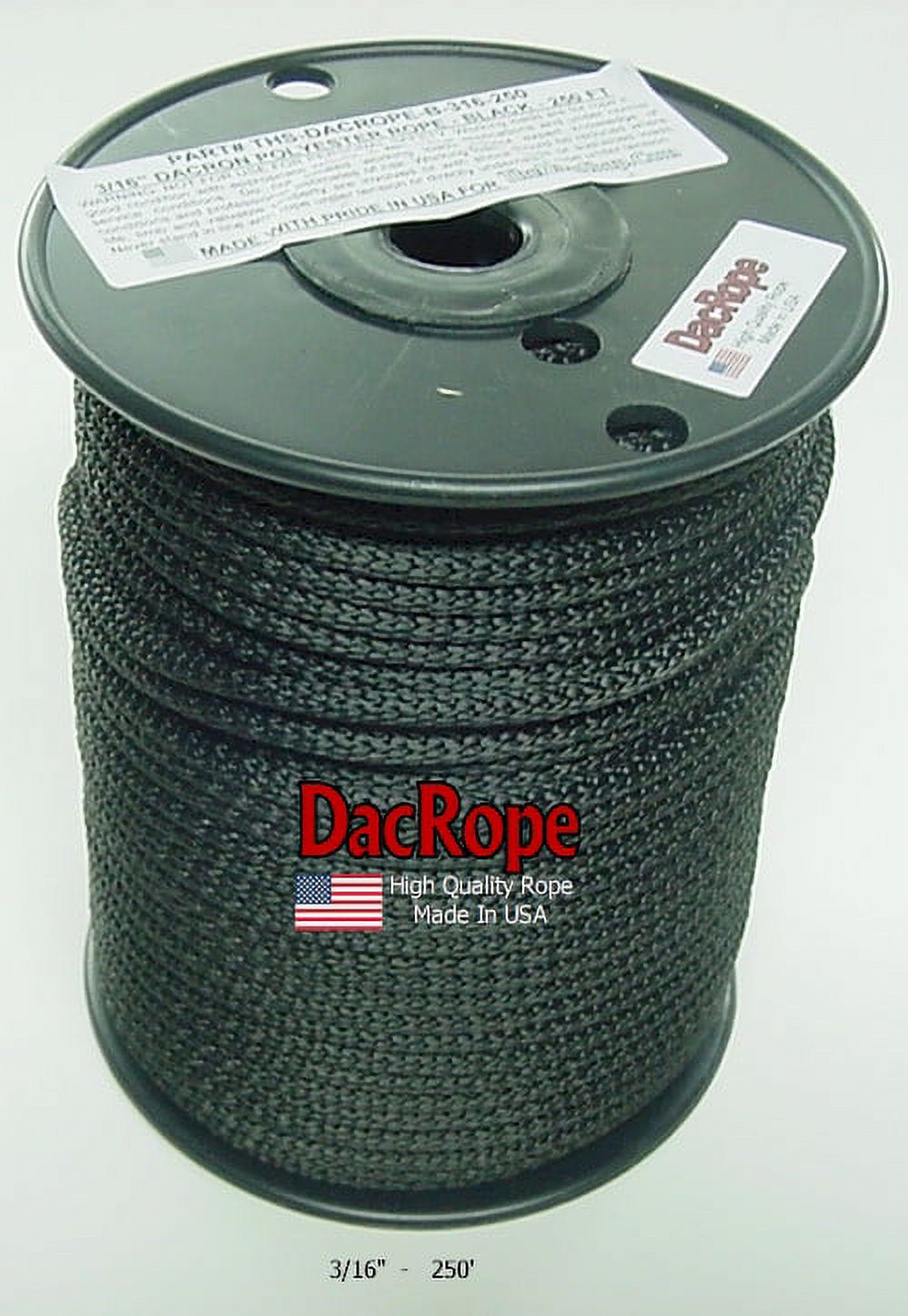 250' - 3/16" Ham Radio Antenna Support Rope - First Quality Polester ...