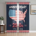 250 4th of July Sheer Curtains for Living Room Bedroom Independence Day ...