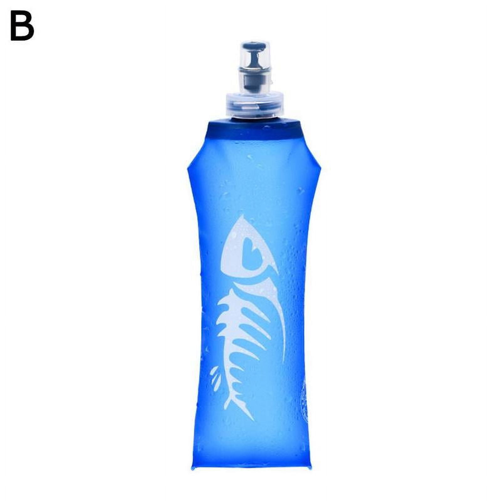 250/500ML TPU Folding Soft Flask Sports Water Bottle For Running ...
