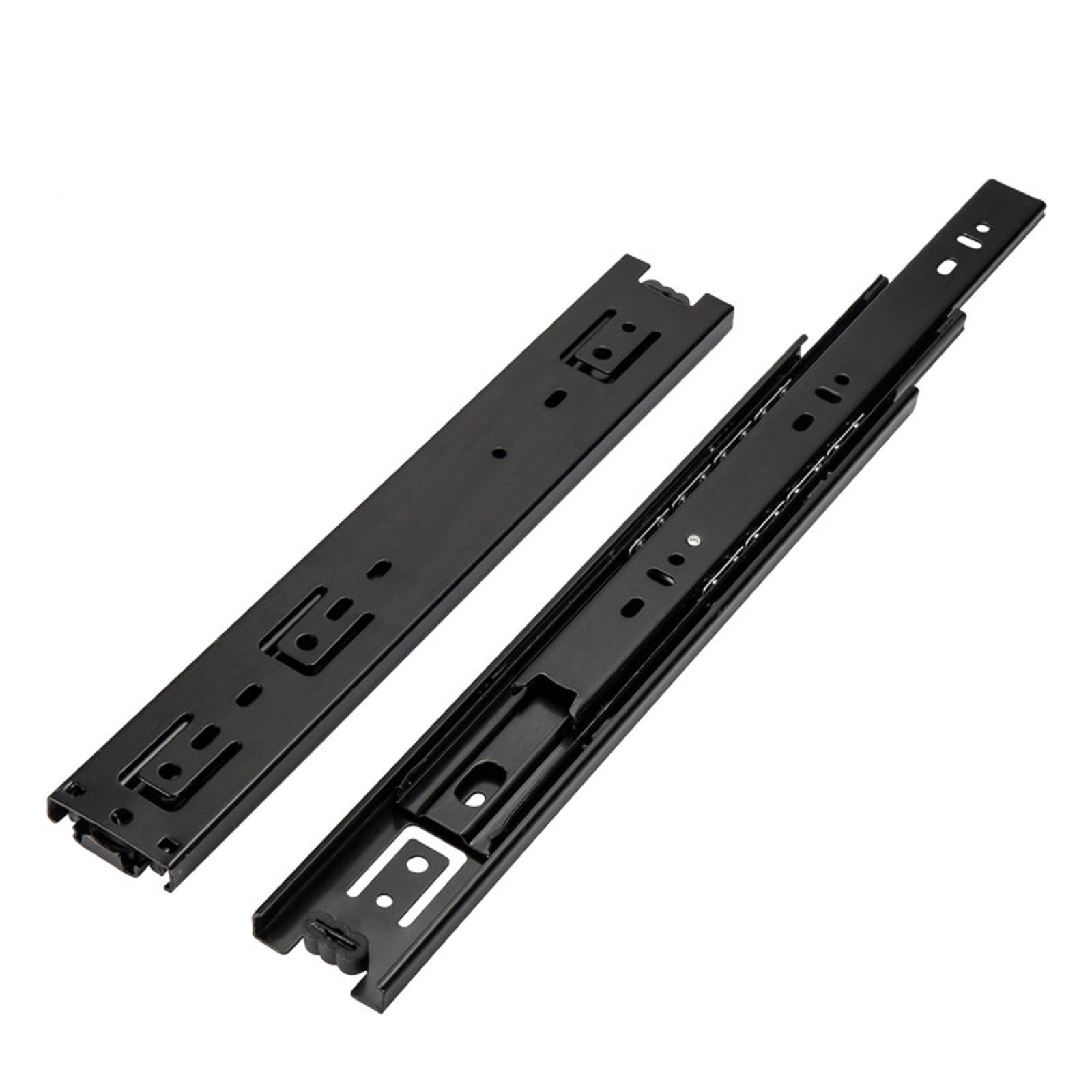 250-500mm Push To Open Drawer Runners Heavy Duty 3-Fold Full Extension ...