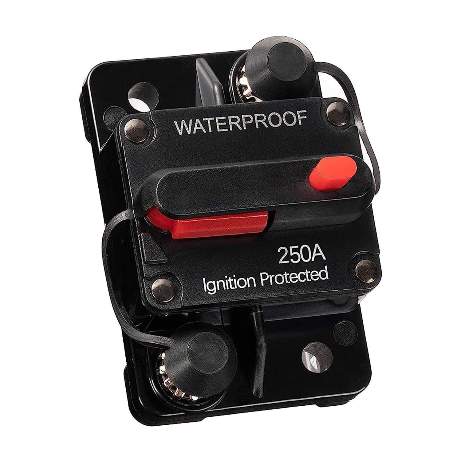 250 AMP Circuit Breaker with Manual Reset,12V-48V DC Waterproof Inline ...