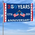 YIBAGA 250 Anniversary Flag 3x5 Ft America National Flag 250 Years 1776 ...
