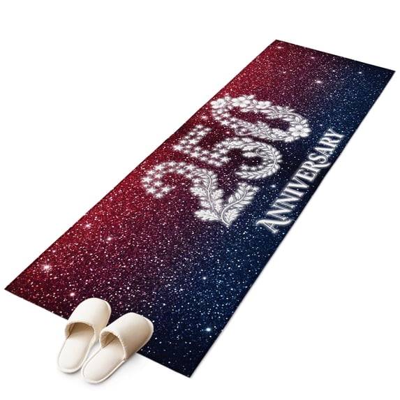 250 Anniversary Kitchen Runner Rug 2x6 Washable Runners for Hallway Non ...