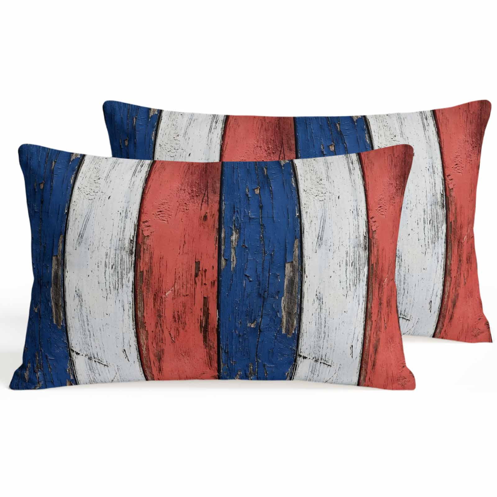250 Anniversary Lumbar Pillow Covers 12 x 20 Inch Pillow Covers Set of ...
