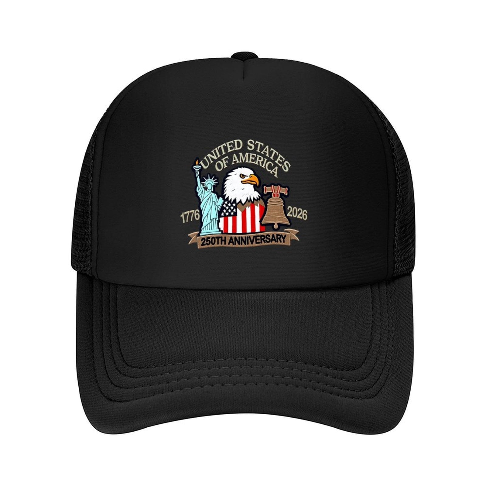250 Anniversary Mesh USA Hat, United States 250th Hat, Adjustable Eagle ...