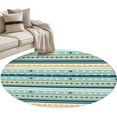250 Anniversary Round Rug 4ft Washable Circle Entryway Rugs Non Slip ...